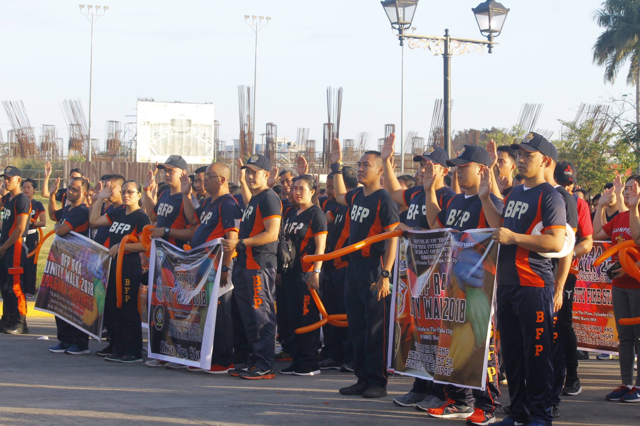 BFP Laguna’s Unity Walk kicks off Fire Prevention Month | Los Baños Times