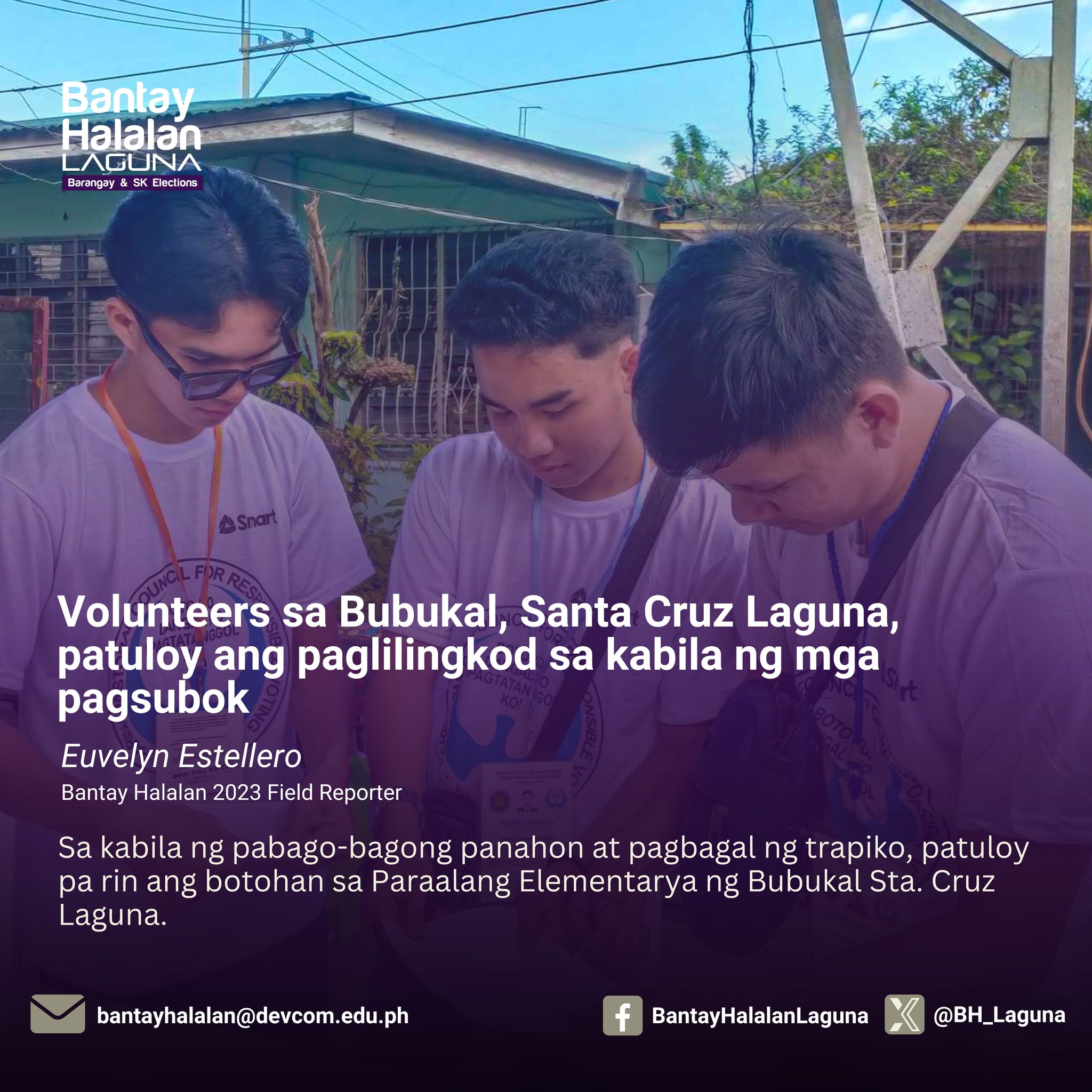 Volunteers Sa Bubukal Santa Cruz Laguna Patuloy Ang Paglilingkod Sa Volunteers Sa Bubukal Santa Cruz Laguna Patuloy Ang Paglilingkod Sa