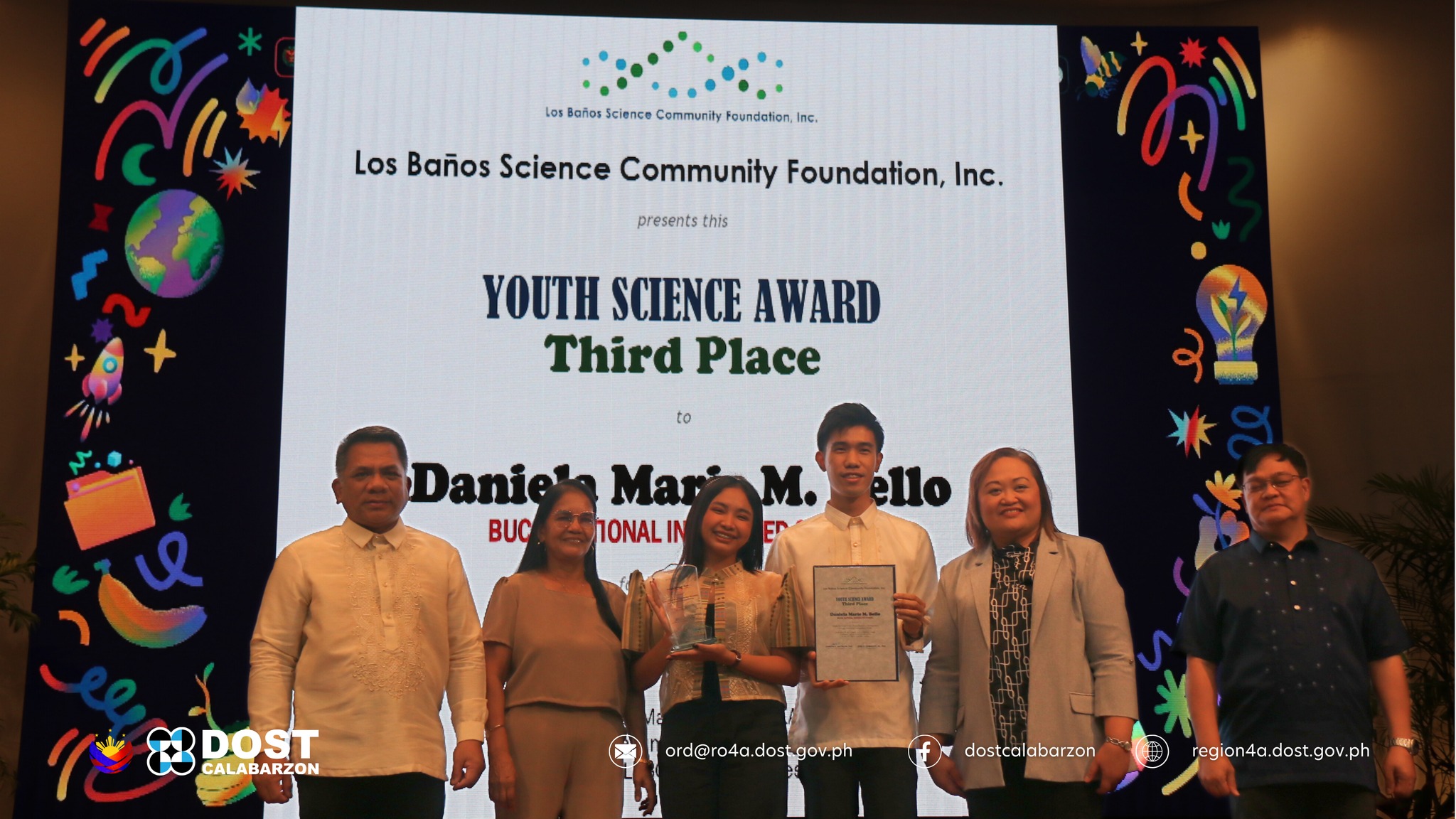 Kabataang siyentista ng Calabarzon kinilala sa LBSCFI SyenSaya 2025 ...
