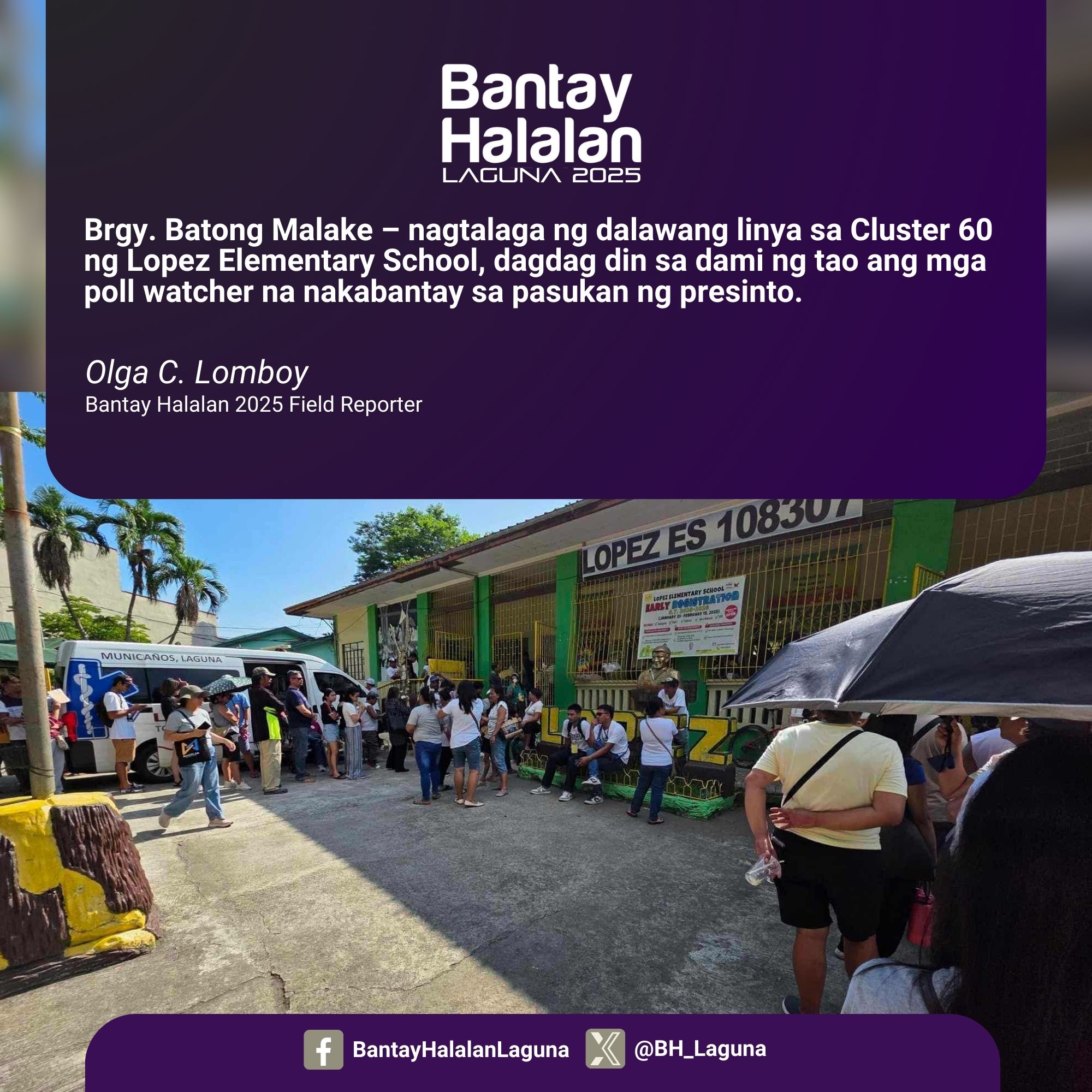 UPDATE: Brgy. Batong Malake, 9:00 AM | Los Baños Times